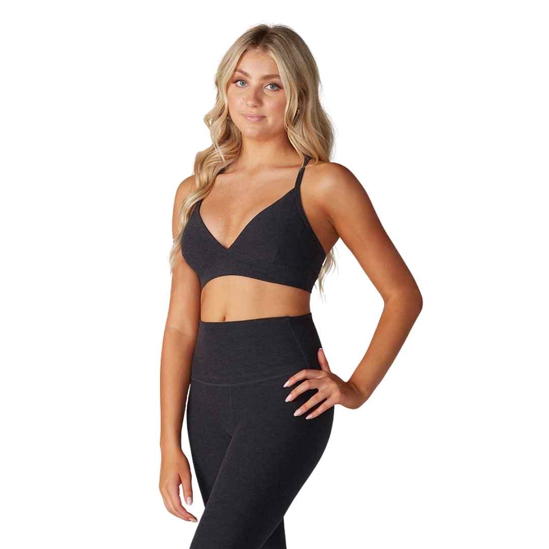ADJUSTABLE STUDIO BRA - MIDNIGHT MELANGE – KATA ASANA