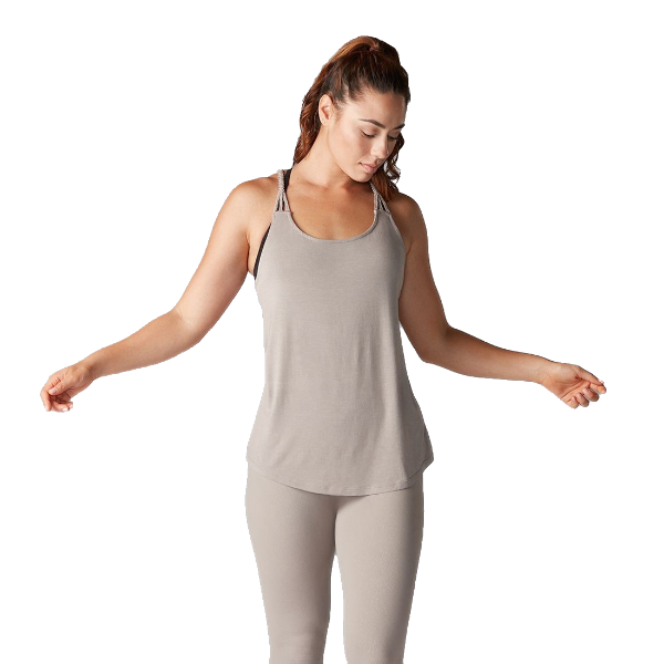 BRAIDED STRAP TANK - FLAX – KATA ASANA